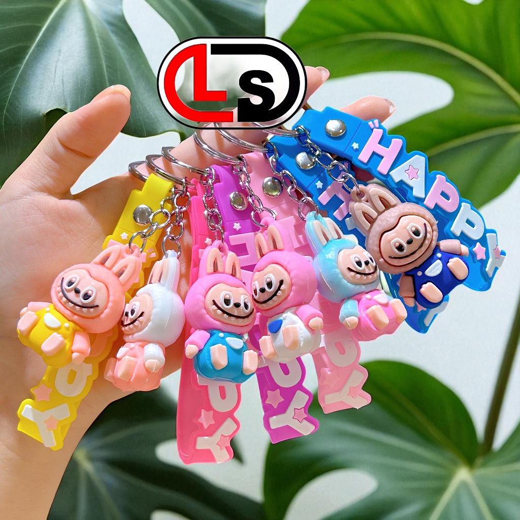 Jual LS Gantungan Kunci Karakter Lucu Souvenir Cute Keychain Couple ...