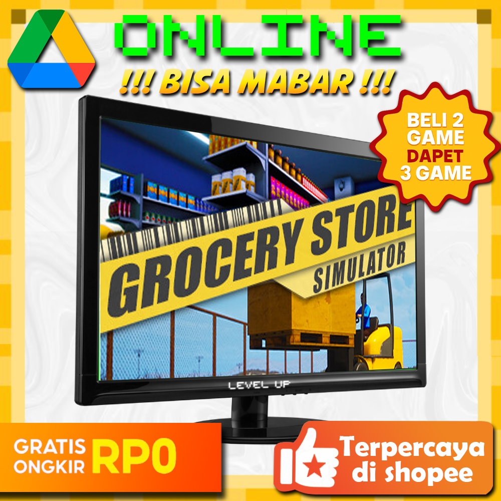 Jual [ LEVEL UP ] GROCERY STORE SIMULATOR BISA MABAR ONLINE | GAME PC ...