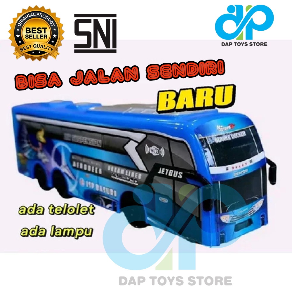 Jual Mainan Viral Bus Basuri Bisa Jalan Sendiri Ada Musik & Lampu - Mainan Miniatur Bus Telolet ...