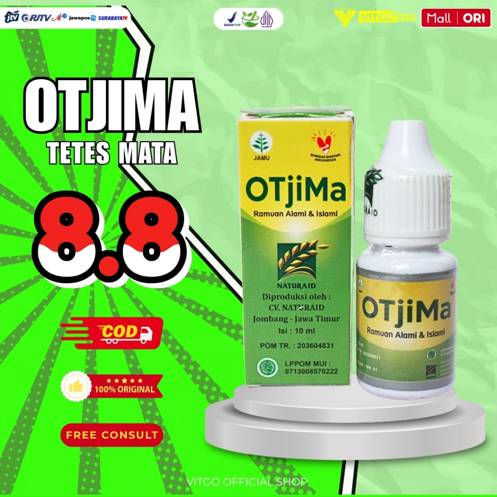 Jual OTJIMA OBAT TETES MATA 10 ML OBAT TETES MATA HERBAL 100% ORIGINAL ...