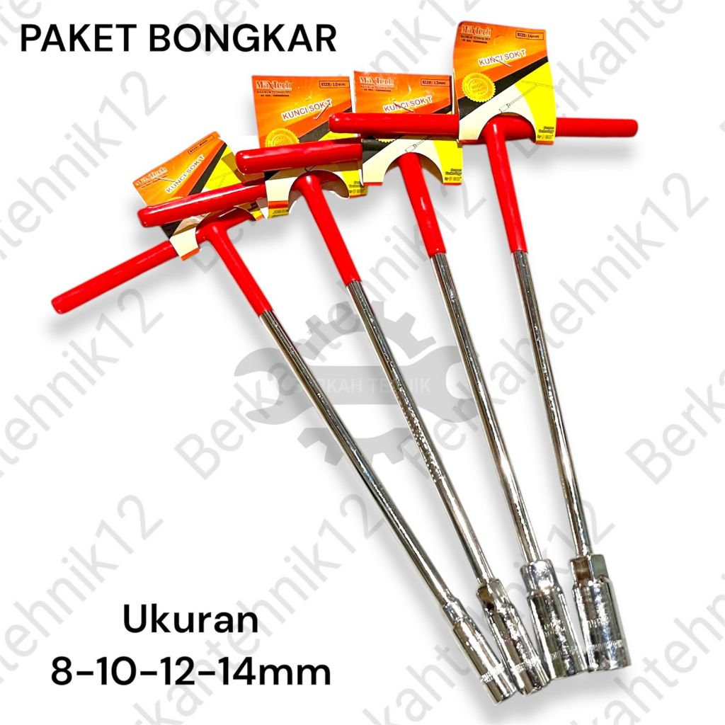 Jual Kunci T 8/10/12/14 mm COD Kunci pas soket perbaikan T-Type Wrench ...
