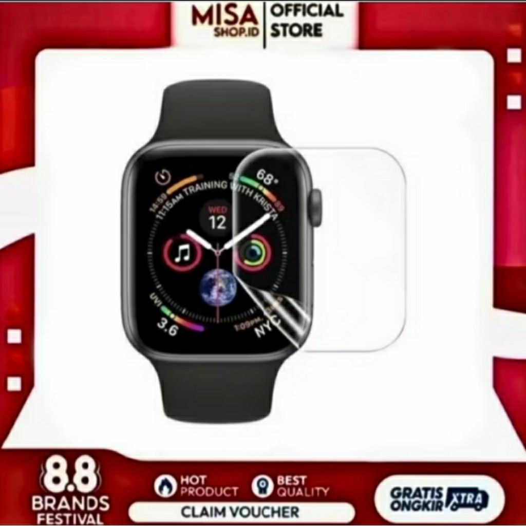 Jual Aolon DF93 Smartwatch Amoled Anti Gores Hydrogell 1.69 Not ...