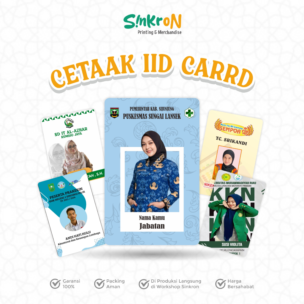 Jual Sinkron Cetaak IID Carrd KKN Pelajar Memmber Osis dan lainnya | Shopee Indonesia