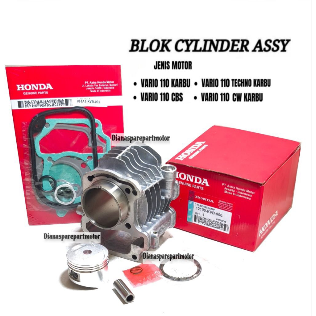 Jual Blok Seher isi Komplit Vario 110 lama Vario 110 Karbu Vario 110 Techno KVB | Shopee Indonesia