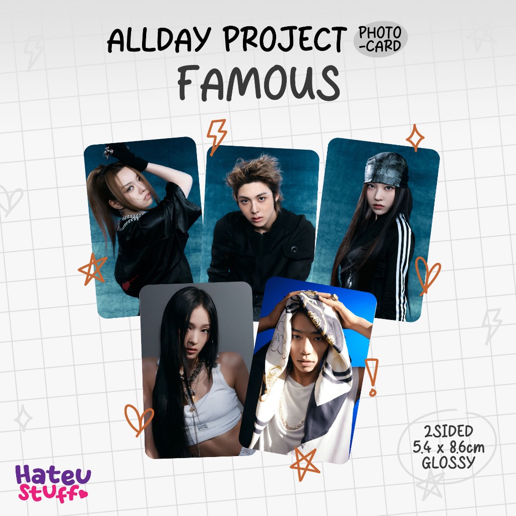 Jual ALLDAY PROJECT Unofficial Photocard FAMOUS | Shopee Indonesia