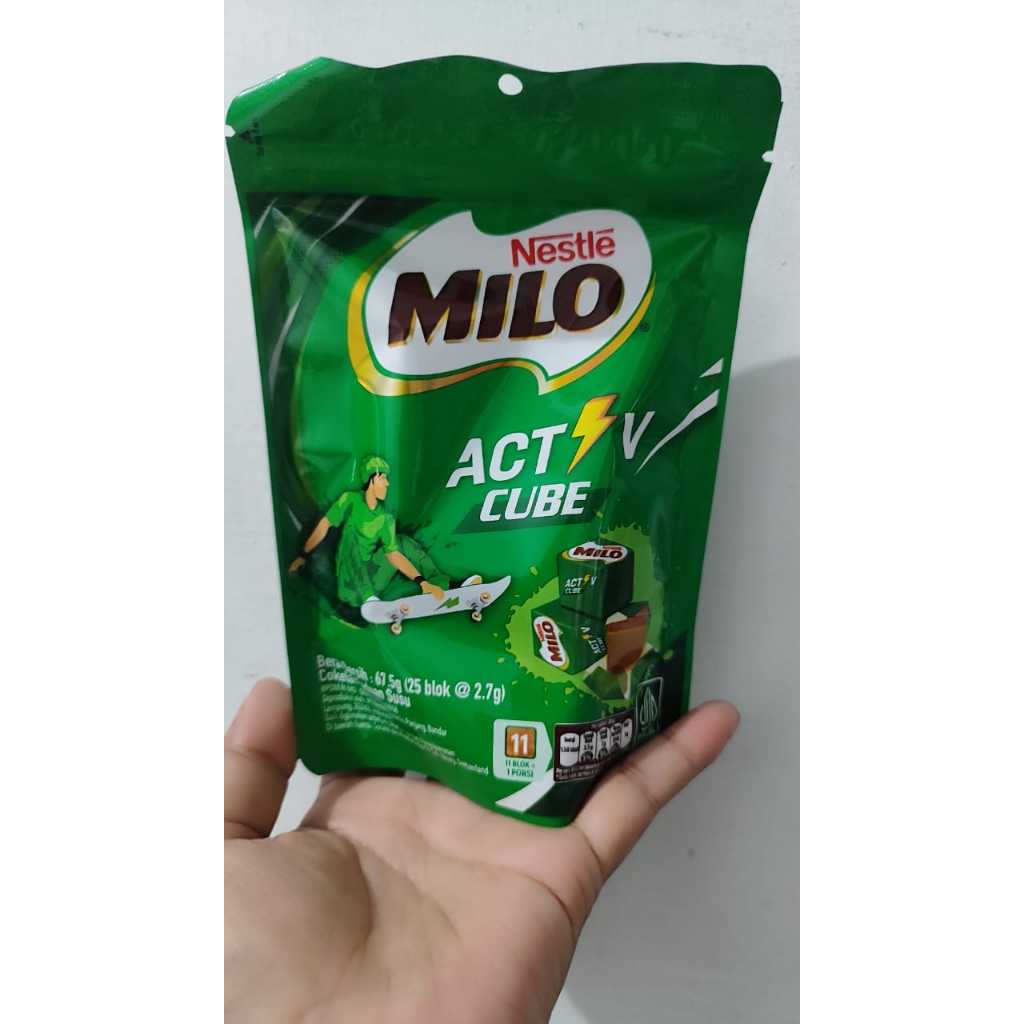 Jual Nestle Milo Activ Cube Pouch Isi 25 | Shopee Indonesia