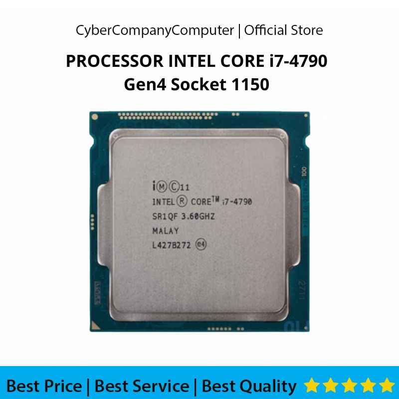 Jual Processor Intel Core i7-4790 Gen4 LGA 1150 3.60GHz - Processor i7-4790 Gen4 Socket 1150 ...