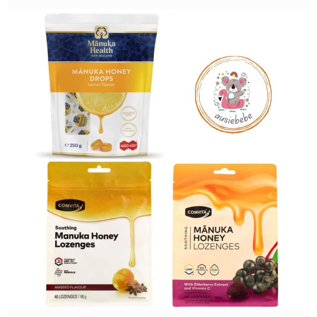 Jual Manuka Health Manuka Honey Drops Lemon Pouch 58 Drops 250g ...