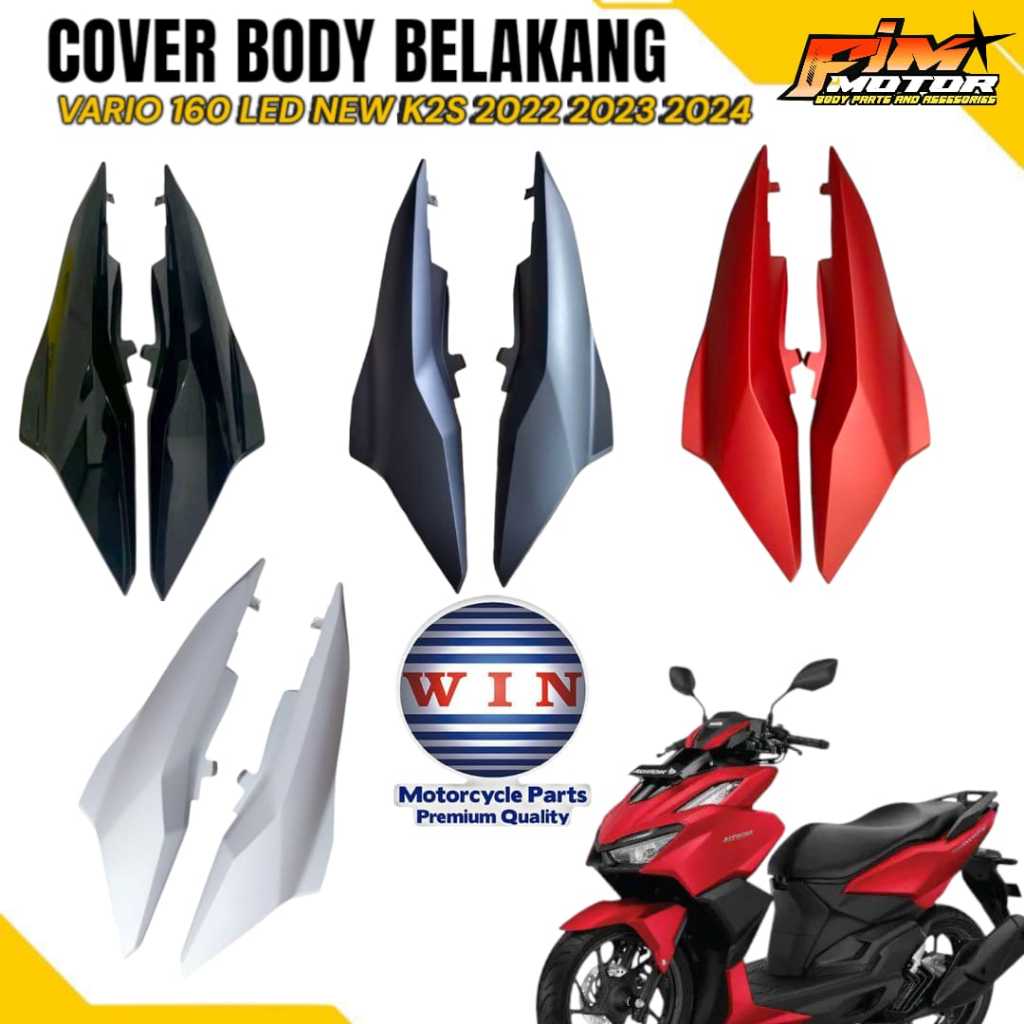 Jual WIN Cover Body Belakang Kanan Kiri Vario 160 Led New K2S 2022 2023 ...