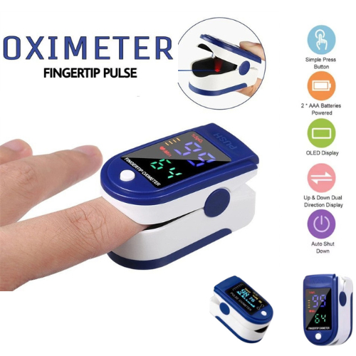 Jual Oximeter Pulse Oximeter Fingertip Alat Pengukur Oksigen Dalam ...