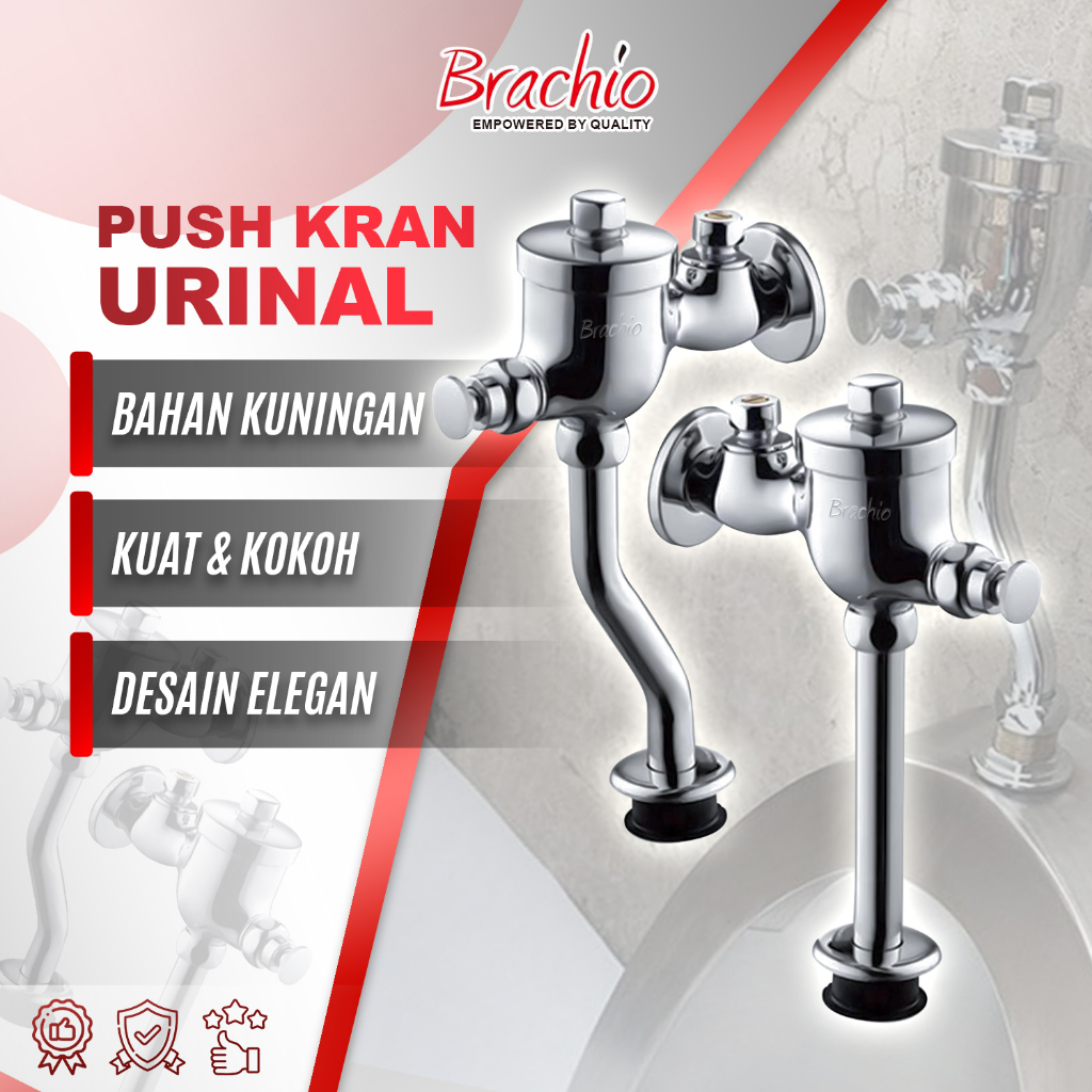 Jual BRACHIO Push Keran Flush Kran Urinal Urinoir Tempat Kencing Pipa ...