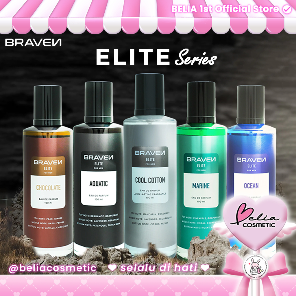 Jual BELIA BRAVEN Elite Eau De Parfum 100ML | Parfum Pria EDP Tahan ...