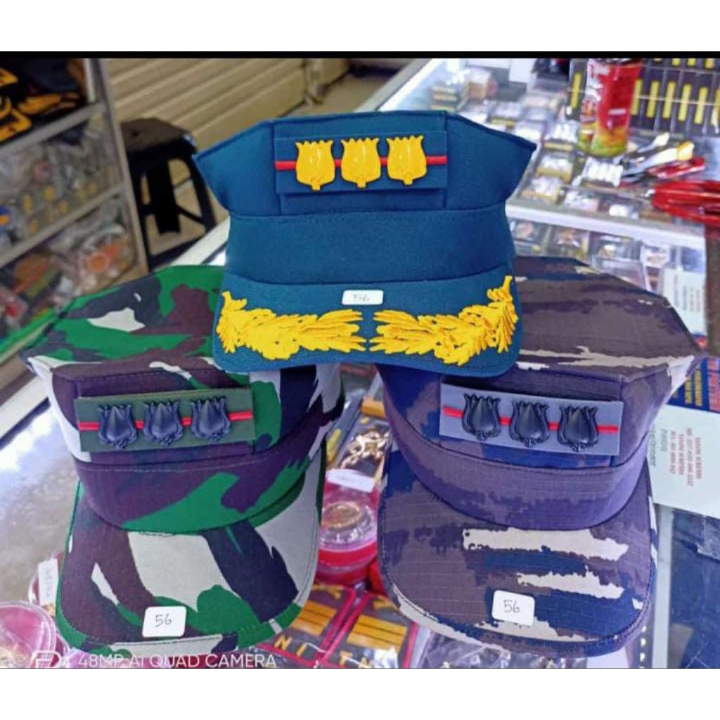 Jual Topi Pet Okinawa + Pangkat Kolonel Dan Nama | Shopee Indonesia