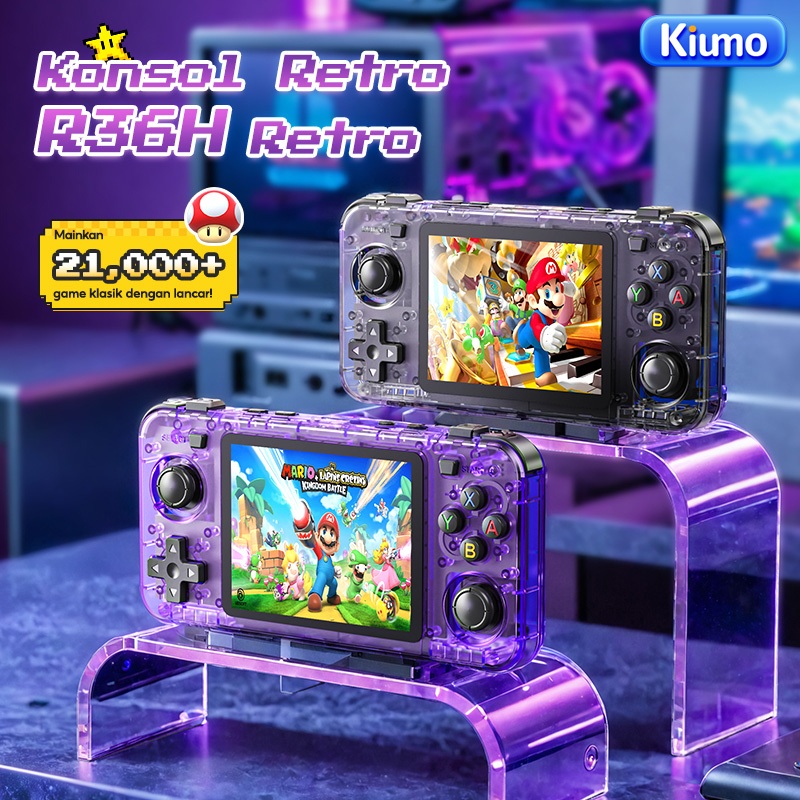 Jual Kiumo R36H Game Boy Retro Gamebot Gimbot Mini Portable Include ...