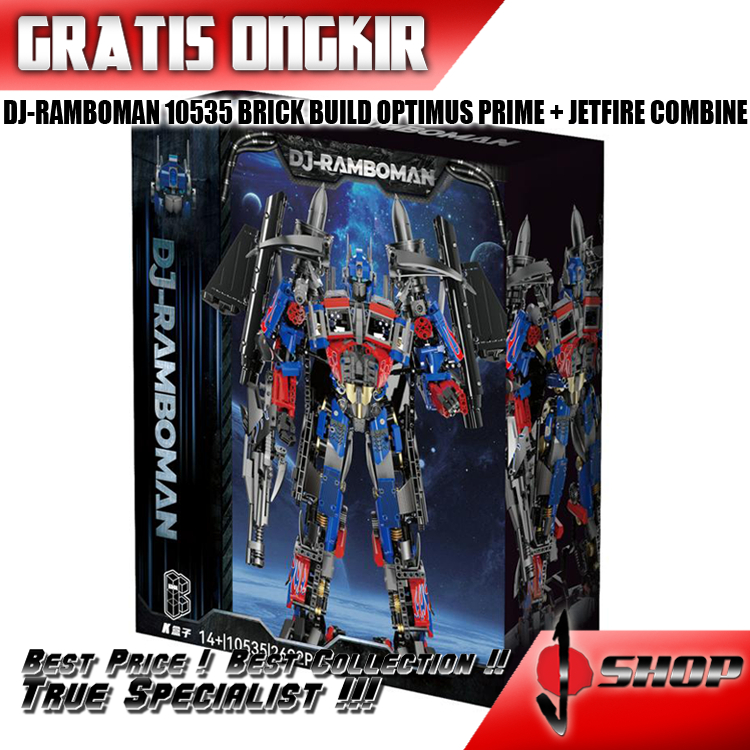 Jual DJ-RAMBOMAN 10535 BRICK BUILD OPTIMUS PRIME + JETFIRE COMBINE ...