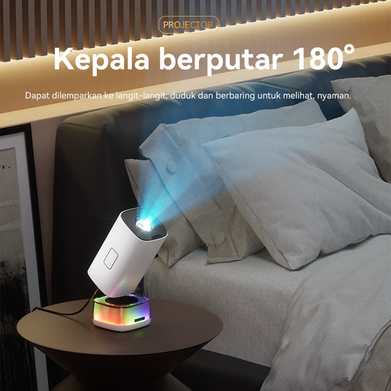 Jual Kivee Proyektor 4K UHD Definisi Ultra Tinggi PJ02 Kelas Bioskop ...