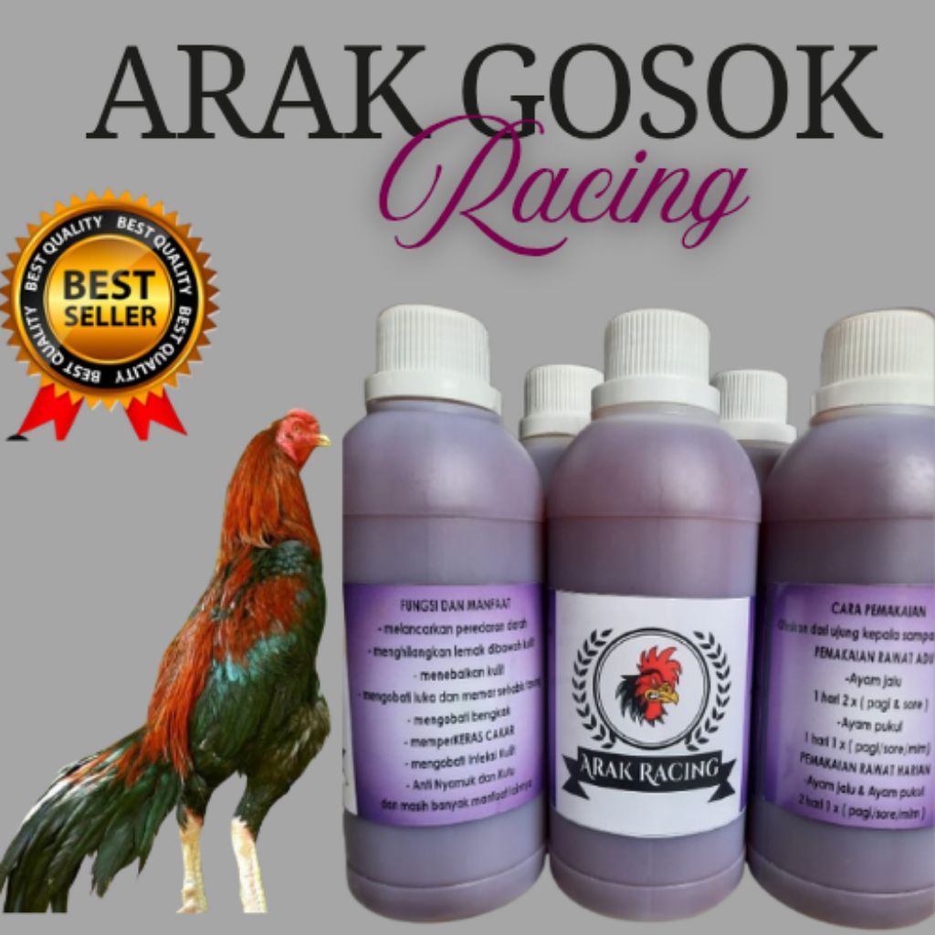Jual ARAK GOSOK RACING MULTIVITAMIN UNTUK KESEHATAN KULIT AYAM (KEMASAN ...