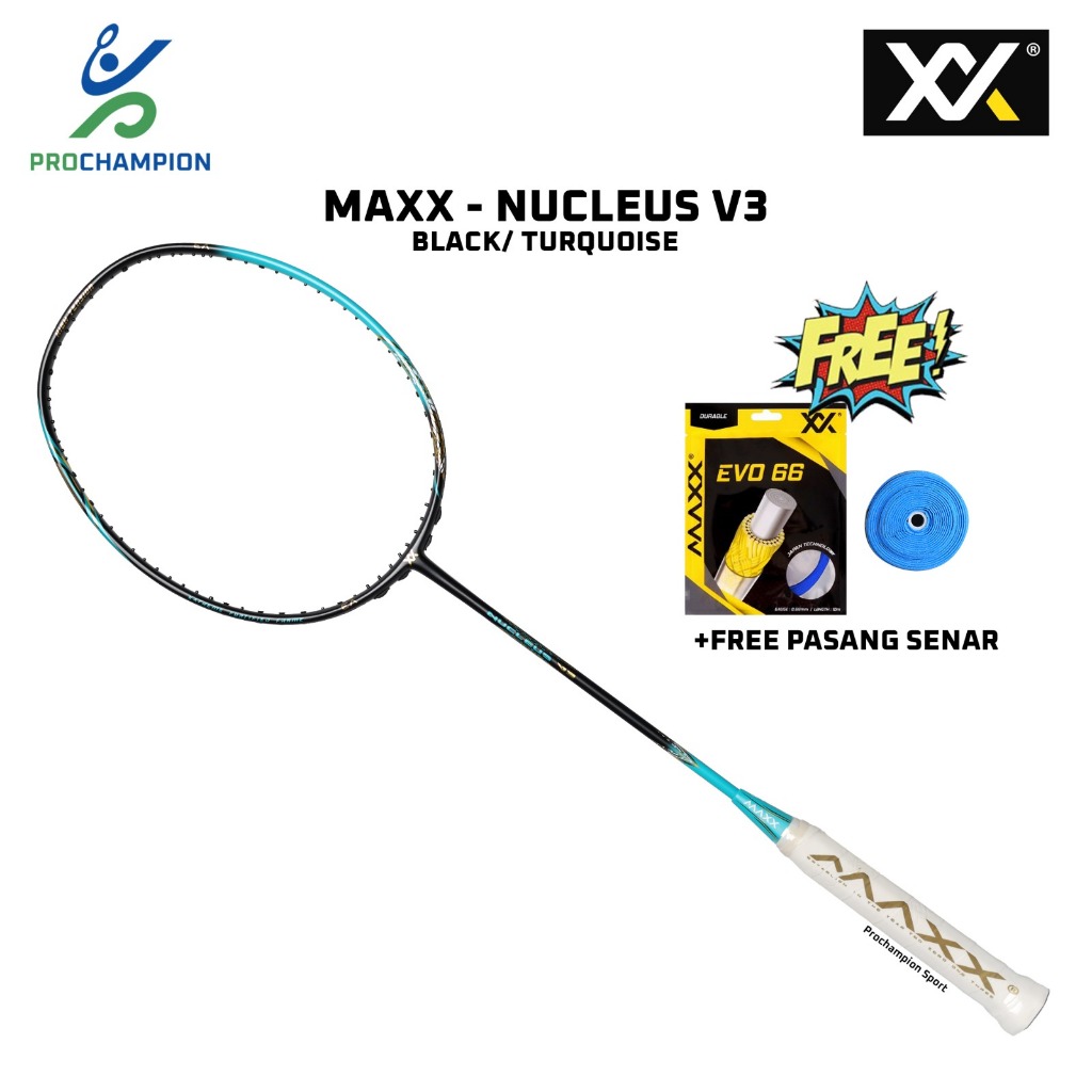 Jual Raket Badminton MAXX Nucleus V3 Series | Shopee Indonesia