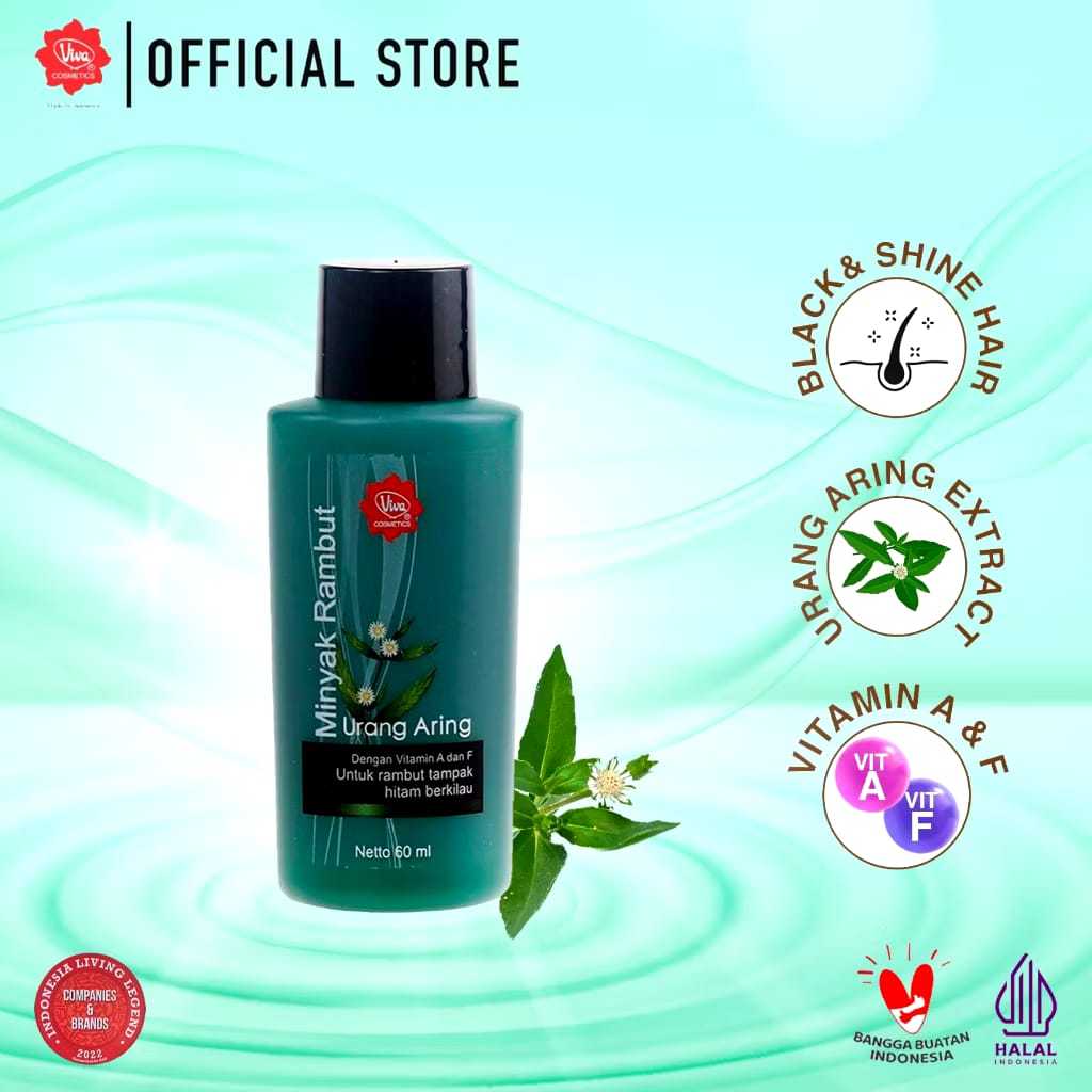 Jual VIVA Hair Oil for Dry and Frizzy Hair & Minyak Rambut Urang Aring ...