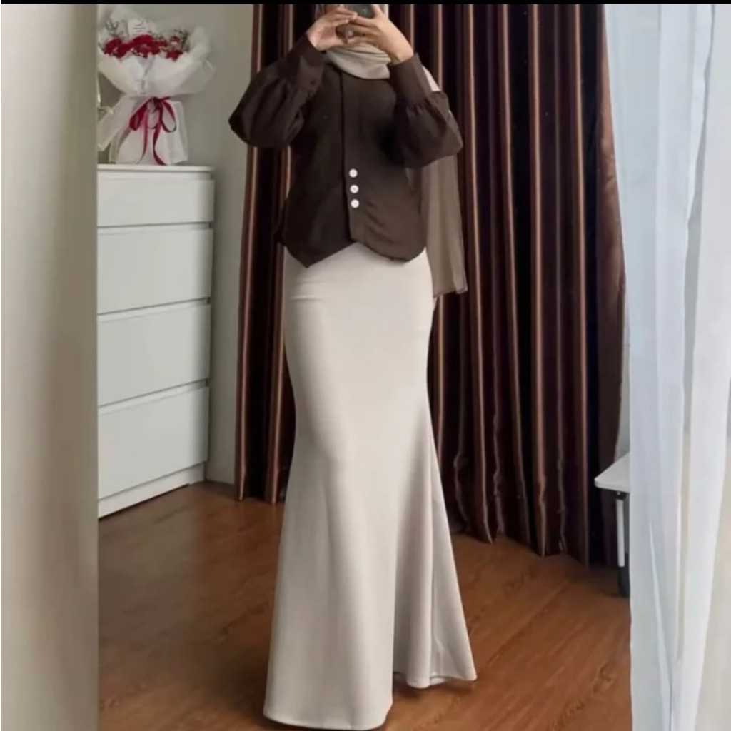 Jual Lunar Mermaid Skirt - Rok Wanita Scuba - Rok Duyung Scuba Premium ...