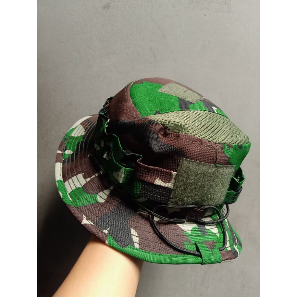 Jual TOPI RIMBA TACTICAL MODEL TERBARU LORENG MALVINAS/TOPI RIMBA ...