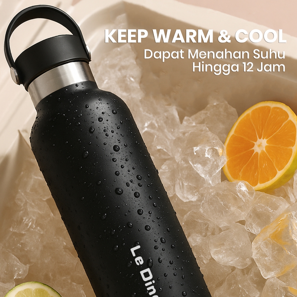 Jual Le Ding Ding-Tumblr Termos Tahan Panas & Dingin Stainless Steel Bottle 750ml 1000ml Botol ...