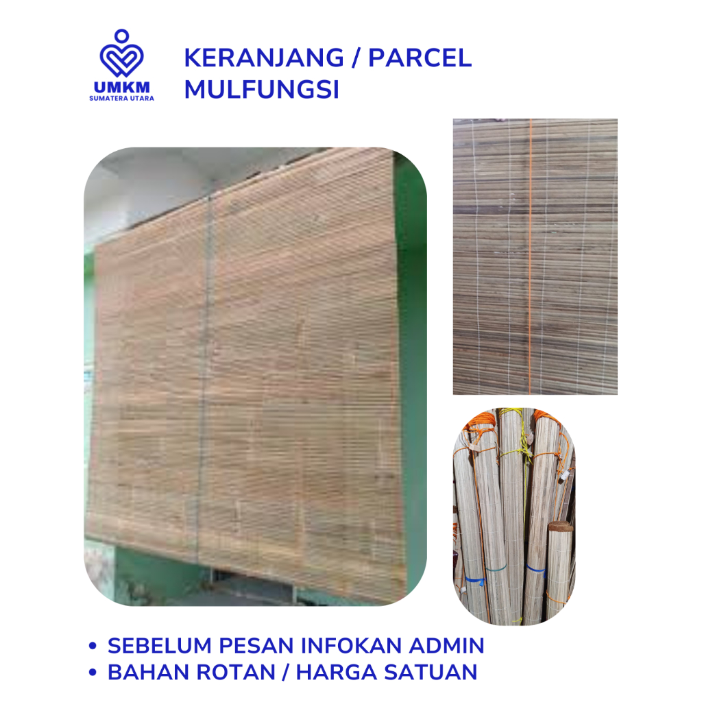 Jual TIRAI BAMBU UKURAN 1.5 M X 2 M / KRE BAMBU UKURAN 1.5 X 2 M ...