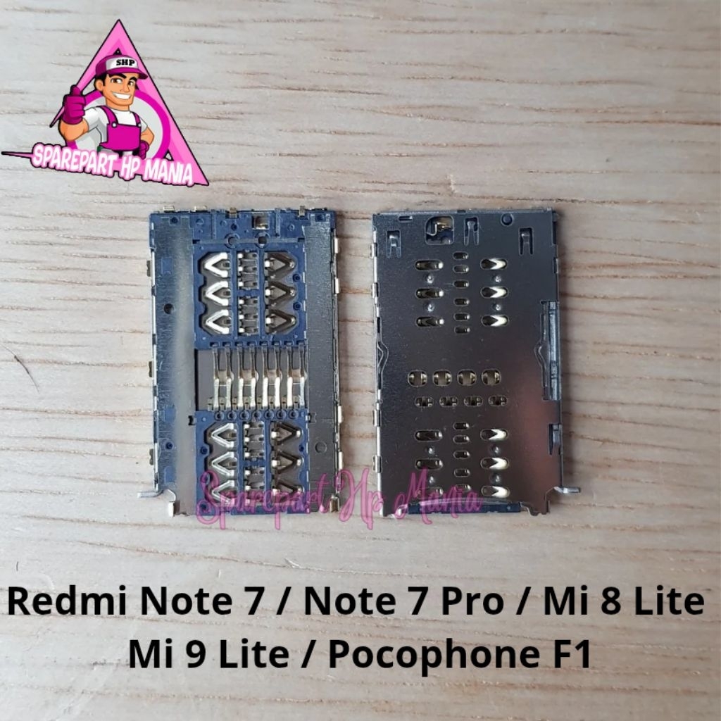 Jual KONEKTOR SIM CARD REDMI NOTE 7 MI 8 9 LITE POCOPHONE F1 CONNECTOR ...