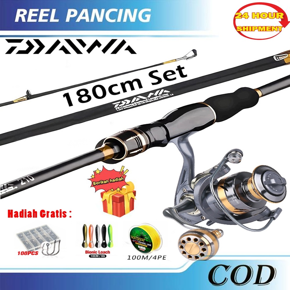 Jual 【# Beli 1 Dapat 5 】1.8-2.1M Joran Pancing Set Reel Pancing Pancingan Set Lengkap 2 Bagian ...