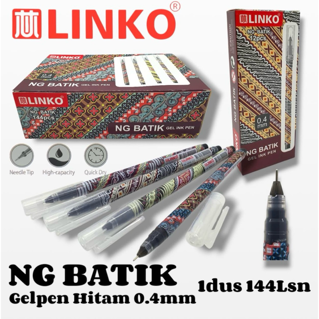 Jual Bolpen Gel PULPEN BOLPEN Linko NG Batik Ballpoint Linko Zuixua ...