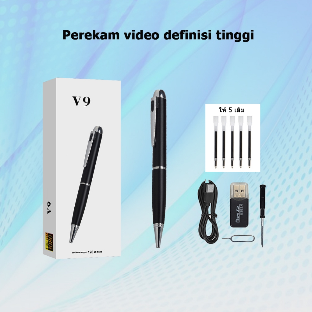 Jual Spy Cam Camera Pena V9 Full HD 1080P Kamera Mini Model Pulpen ...