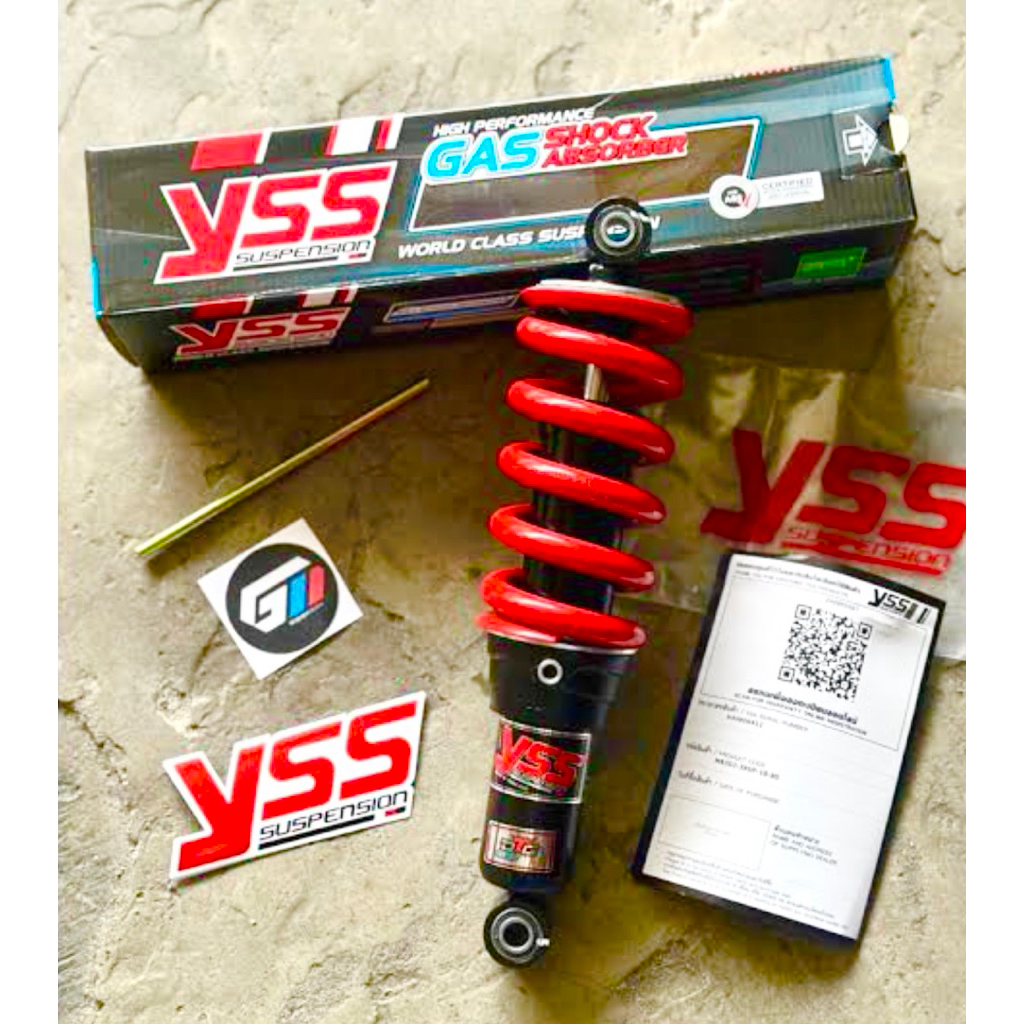 Jual Shock breker satria fu 150 285mm mono shock yss DTG hybrid sok breker yss garansi 100% asli ...