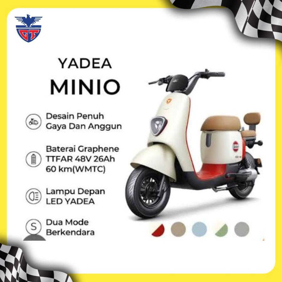 Jual Sepeda Listrik Yadea Minio 400 W dan Baterai 48 V 26 Ah | Shopee ...