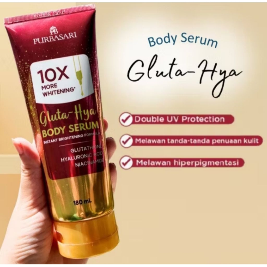 Jual Purbasari Body Serum Gluta Hya 180ml | Shopee Indonesia