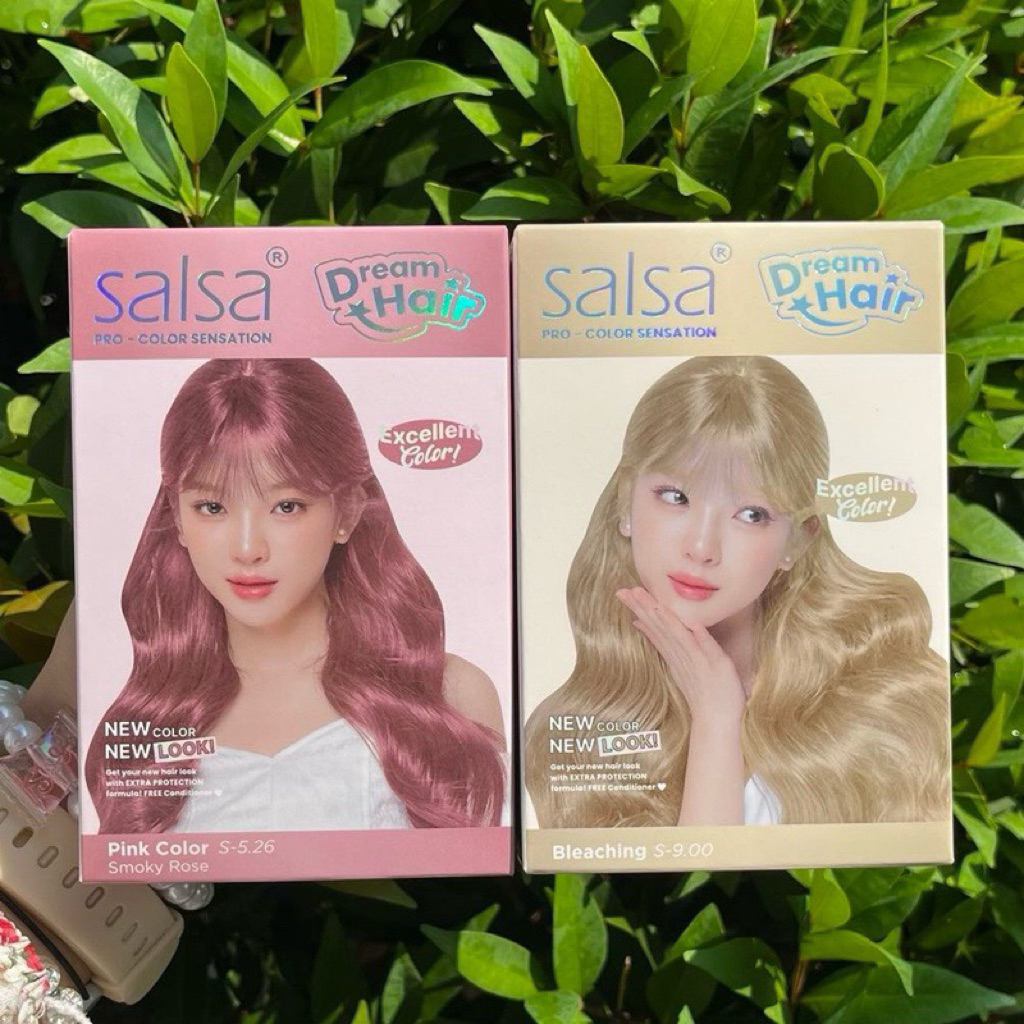 Jual PAKET SALSA Cat Rambut Pink Color + Bleaching - Cat Rambut ...