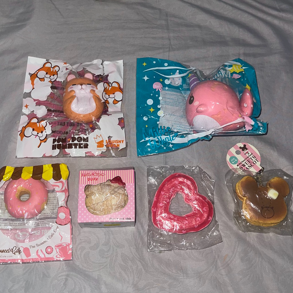 Jual Official License Rare Preloved Squishy hello kitty hk creampuff ...