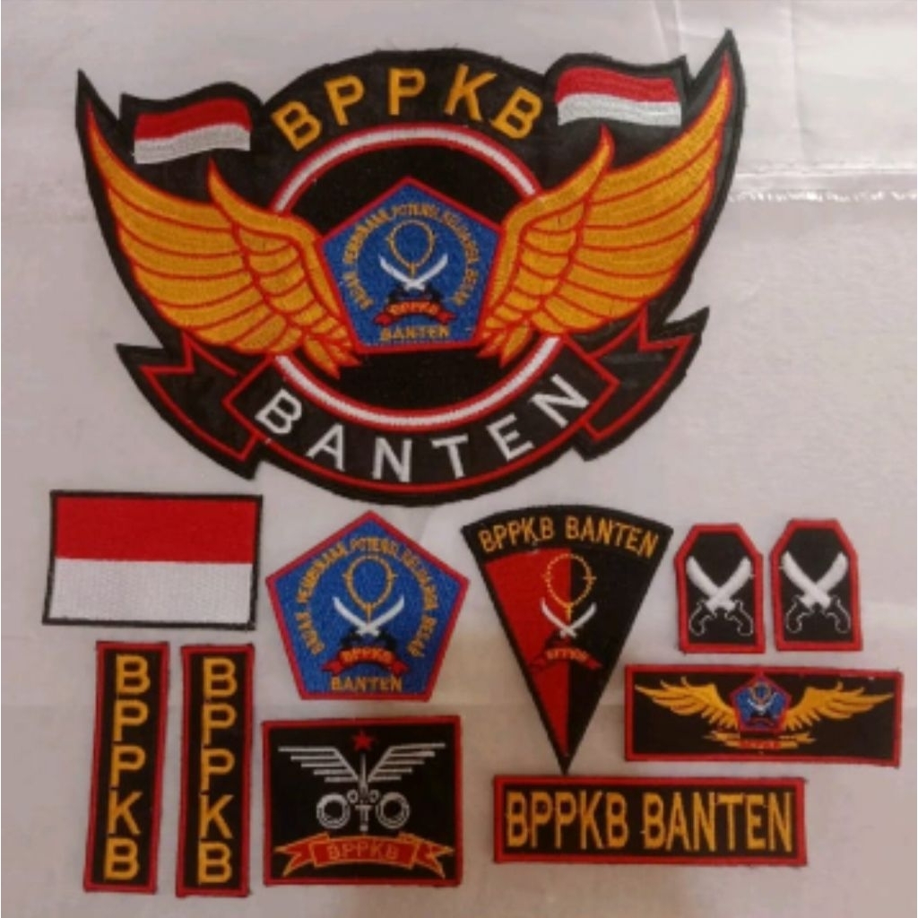 Jual LOGO BORDIR WING BPPKB BANTEN SATU SET LENGKAP | Shopee Indonesia