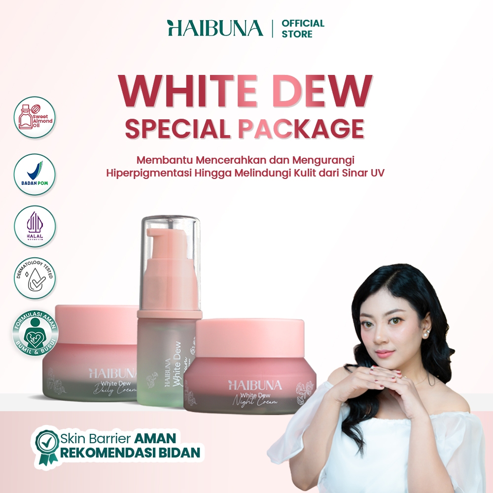 Jual [SPESIAL LAUNCHING] HAIBUNA SPECIAL BUNDLING WHITE DEW ROSE LEVEL ...