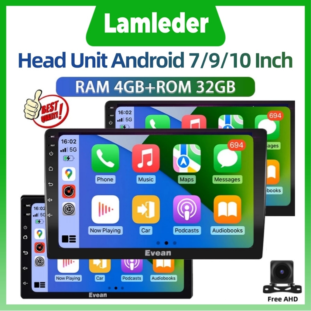 Jual Lamleder Head Unit Android 13 4G+32G IPS Screen 7/9/10 Inch ...
