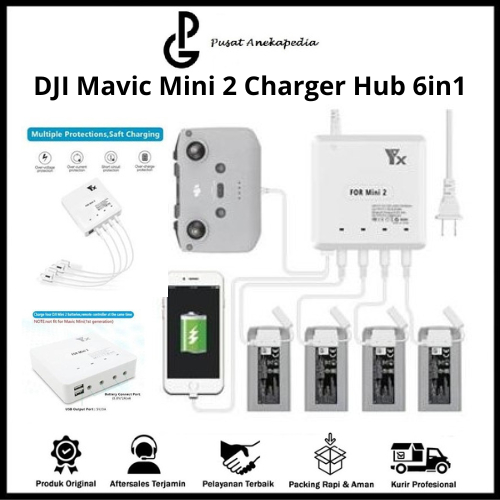 Jual DJI Mavic Mini 2 Charger Hub 6in1 - Charging Hub Mavic Mini 2 ...