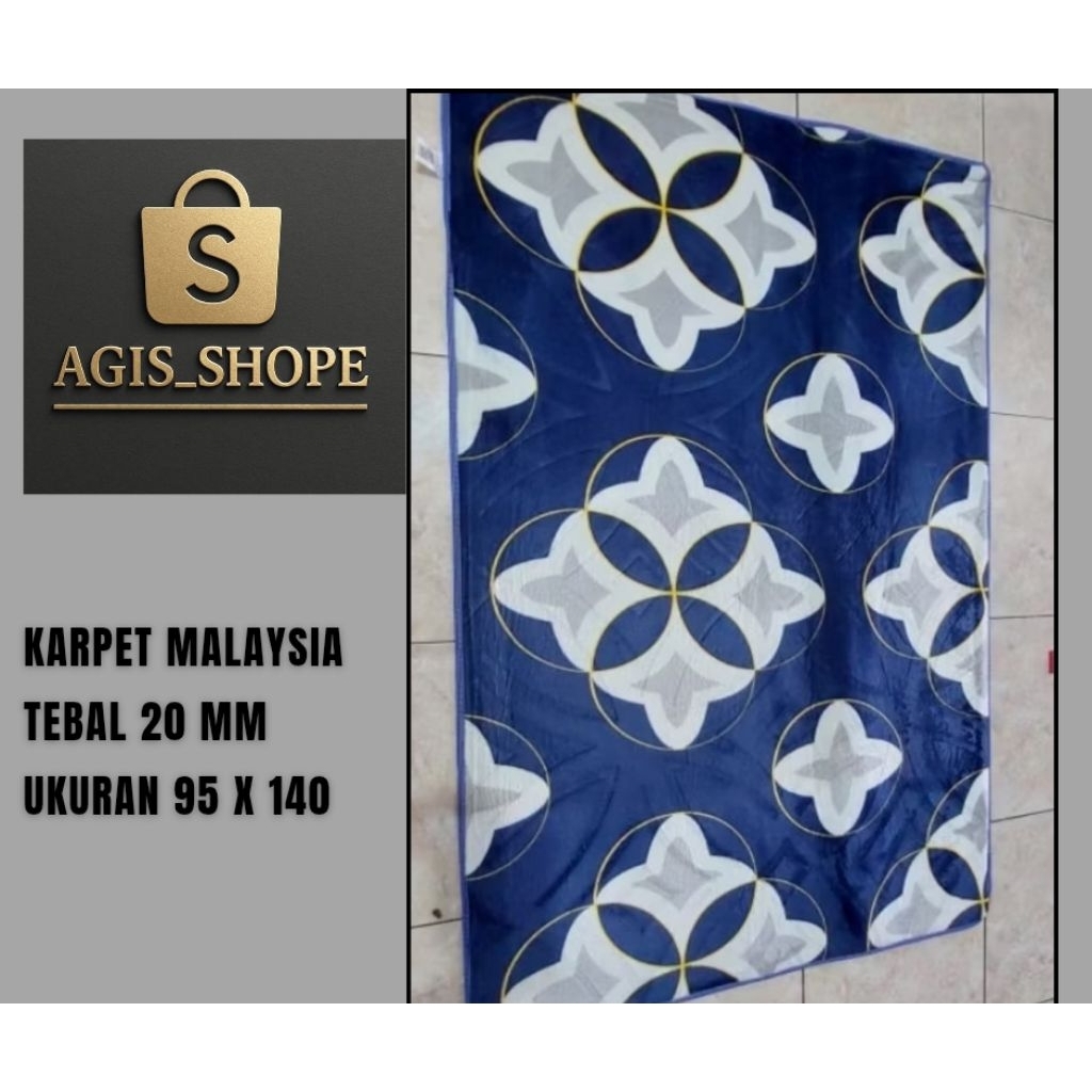 Jual karpet/ambal malaysia premium super tebal ukuran 95x140 dengan ...