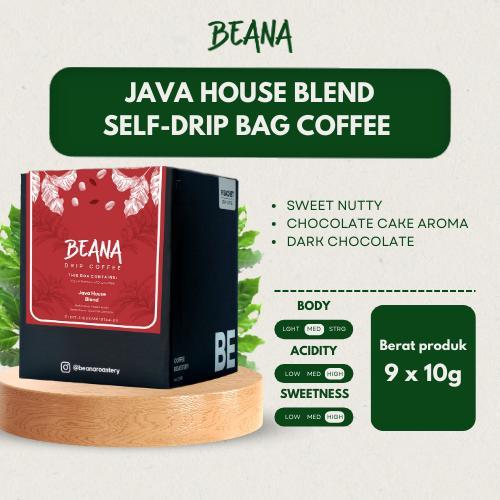 Jual Beana - Java House Blend Self-Drip Bag Coffee Box (9 sachet) | Shopee Indonesia