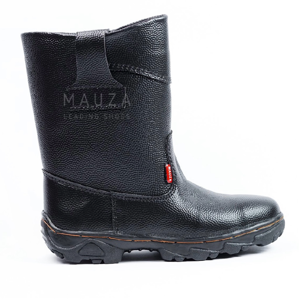 Jual hot product sepatu safety boot king ujung besi sol jahitan tembus ...