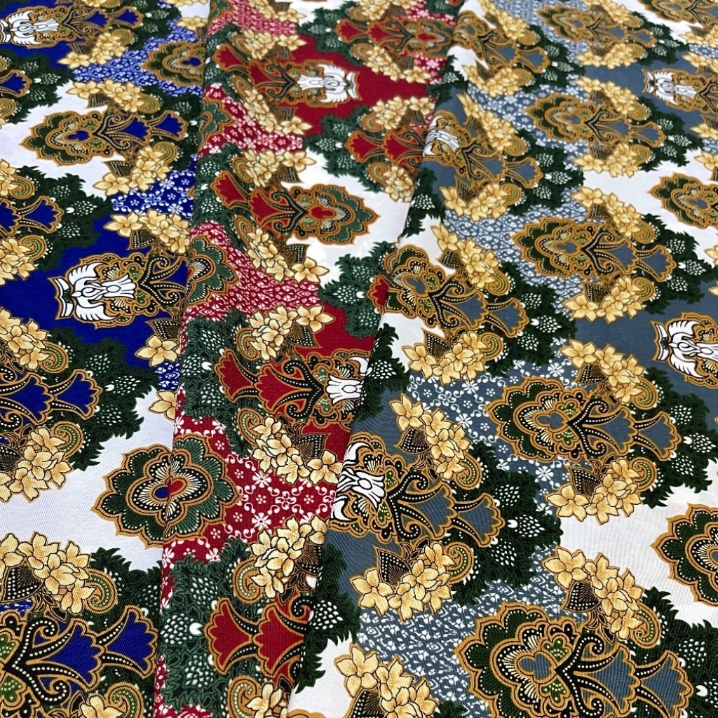 Jual Batik Sekolah Nasional Motif Bunga Melati Code 014 - Untuk Seragam ...