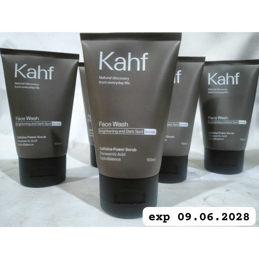 Jual Kahf Gentle Exfoliating Face Scrub 100 ml Coklat Lawan Noda Hitam ...