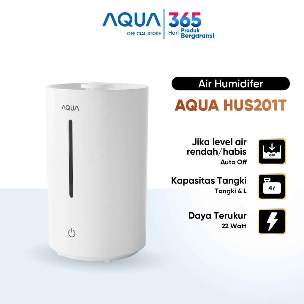 Jual AQUA HUS201T 4L Humidifier Mist Humidifier Simple Touch Control ...