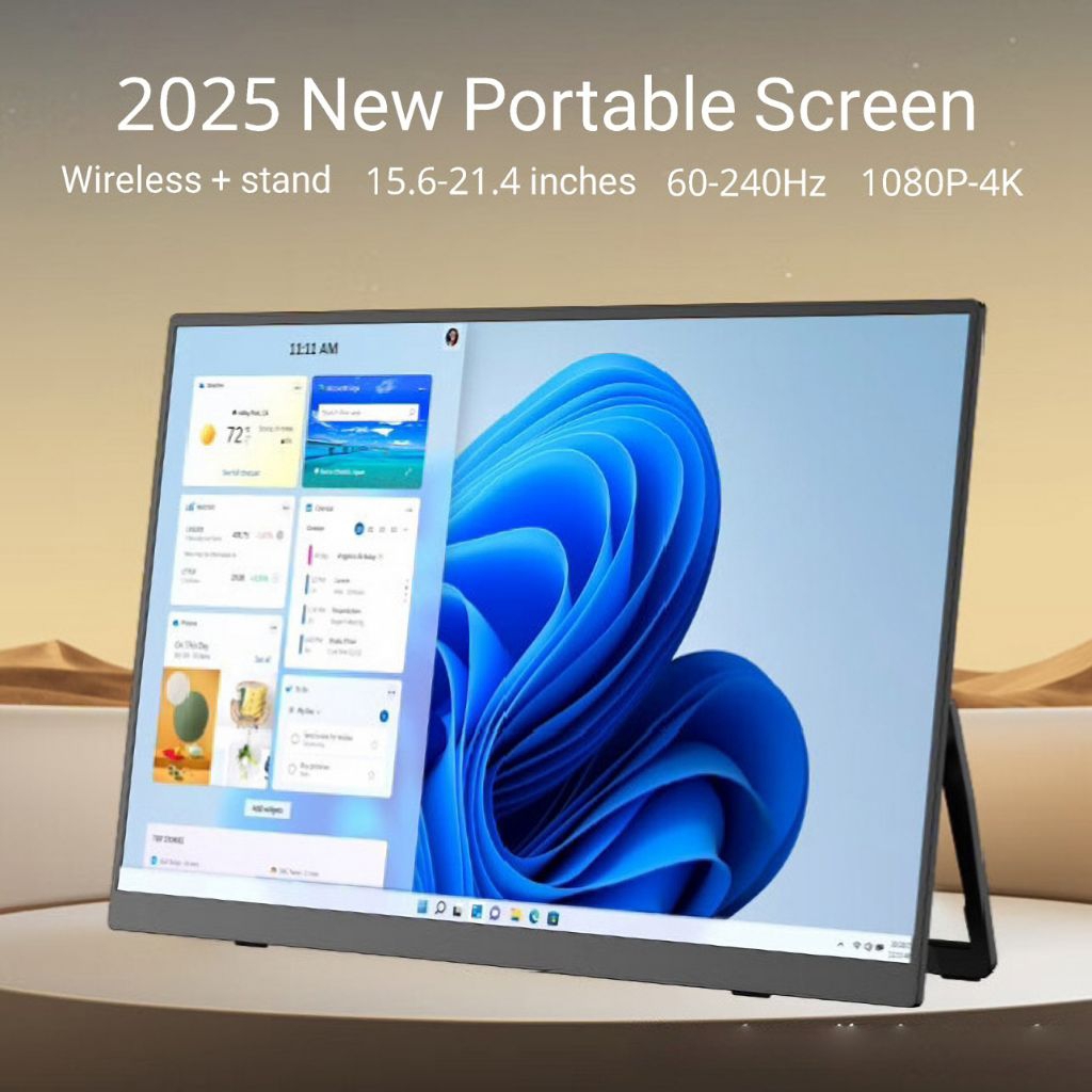 Jual Portable Monitor 15.6-inch Stand 240Hz Computer Expansion External ...