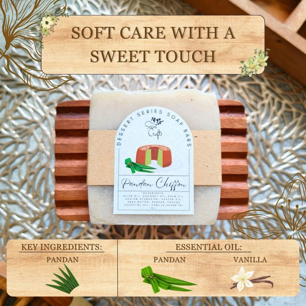 Jual Pandan Chiffon Soap Bar - Scent Crafts - Sabun Pandan Alami ...