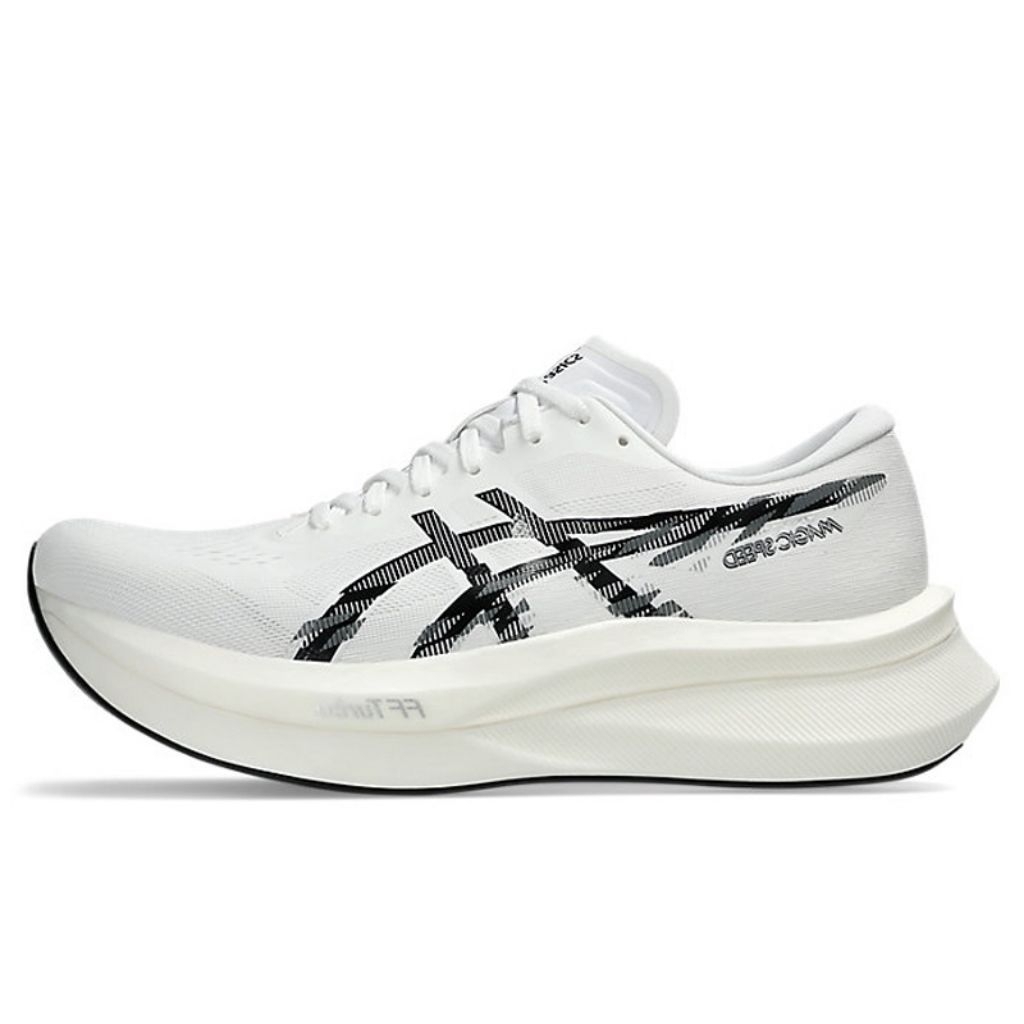 Jual Sepatu lari pria terbaru magic speed 4 white black | Shopee Indonesia