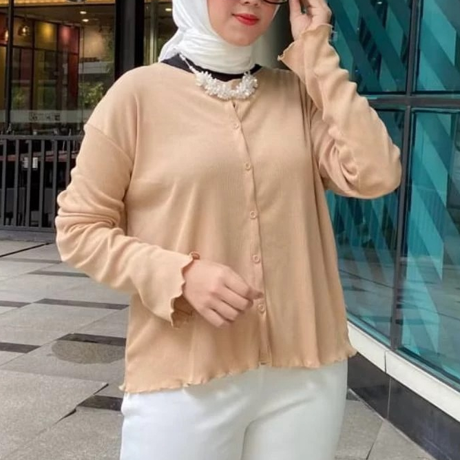 Jual Cardigan Lengan Panjang Oversize / Outer Cewek Kekinian Murah ...